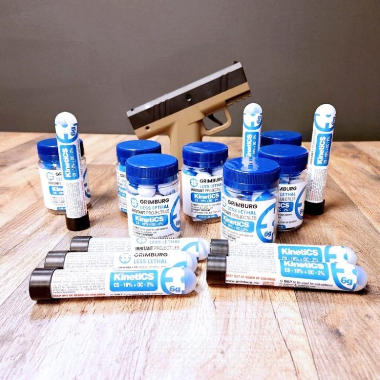 Grimburg KinetiCS OC+CS 6g Irritant Kinetic 68 Caliber Projectiles